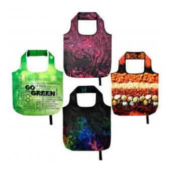 Reusable Folding Bags that Fold Up | Promo Folding Tote Bags | Bulletin Bag
