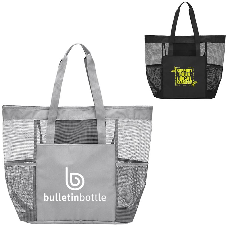 Large Mesh Tote | Custom Tote Bags | Bulletin Bag