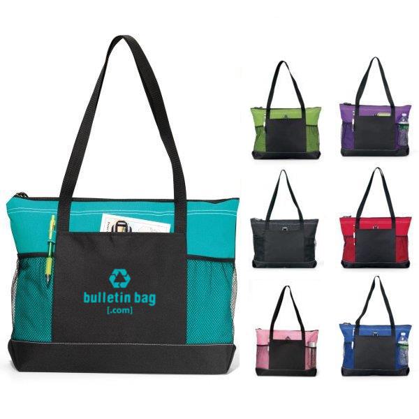 Zippered Convention Tote | Custom Convention Tote Bags | Bulletin Bag